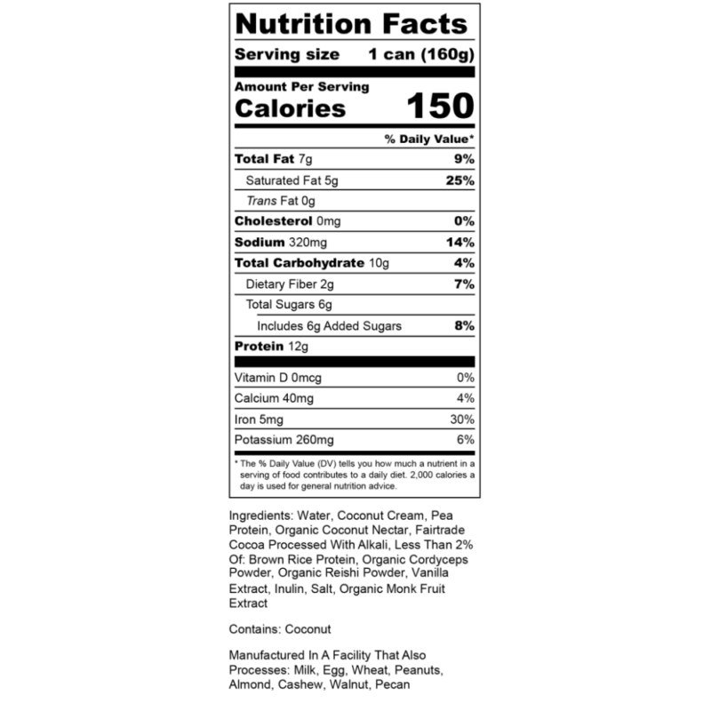 Chocolate (Non-Dairy) Frozen Protein Shake - ColdSnap®